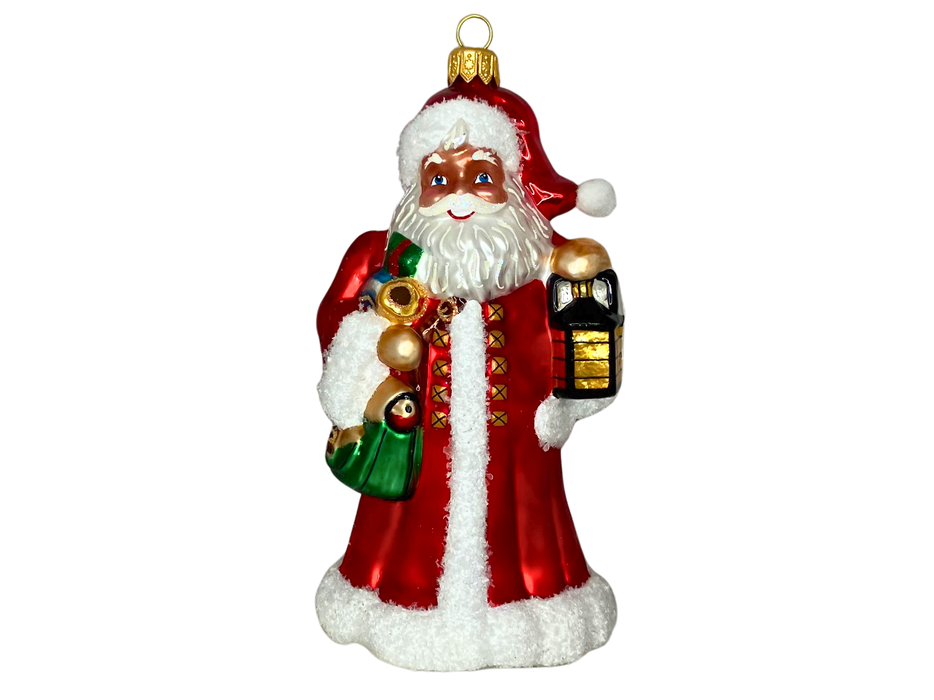 Flot Julemand til juletræet. Meget detaljeret og smukt udført.